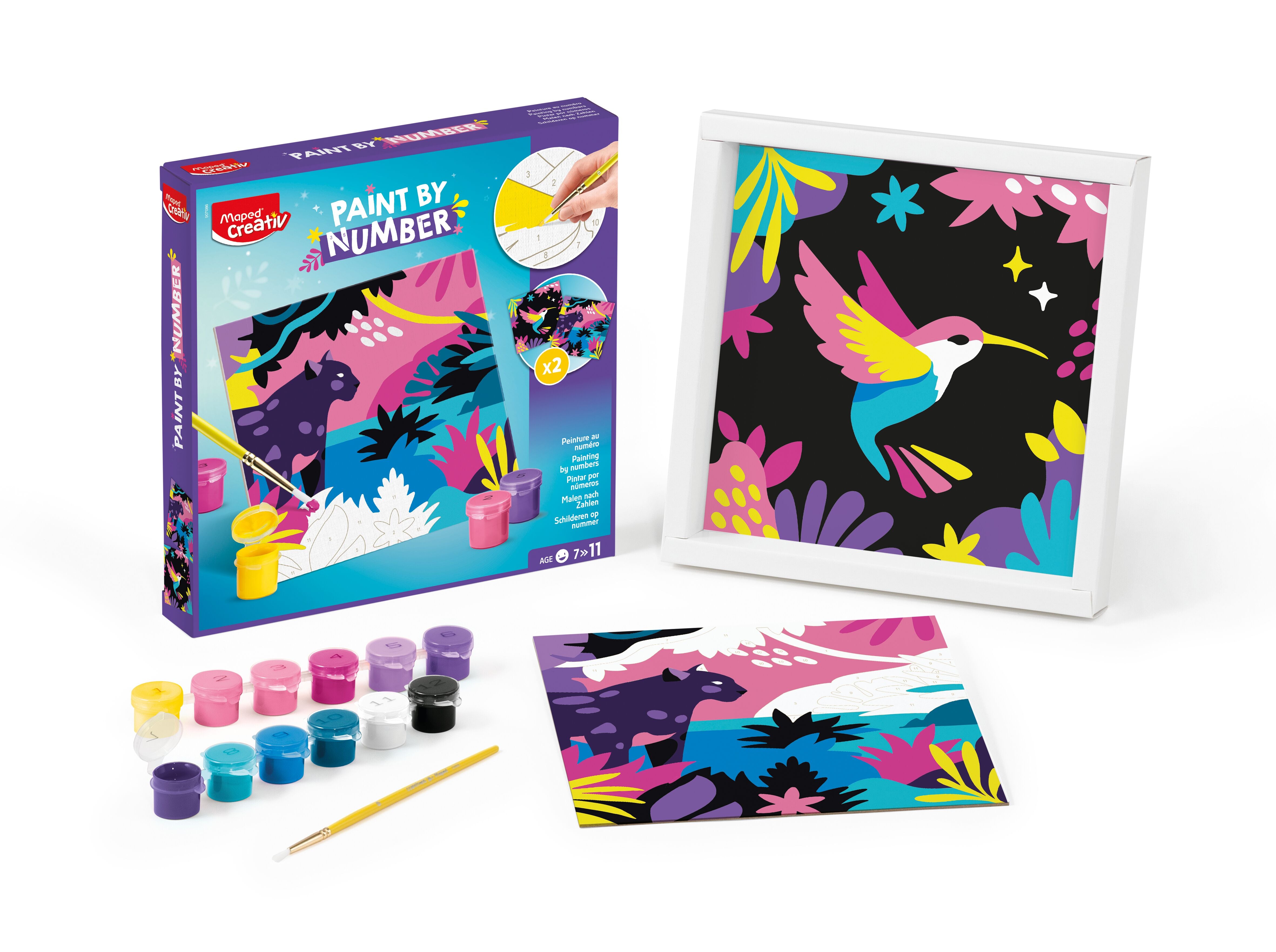 JUEGOS CREATIVOS, MAGIC PAINT E Y NUMBER LEOPARD/BIRD – Comercial Caribe