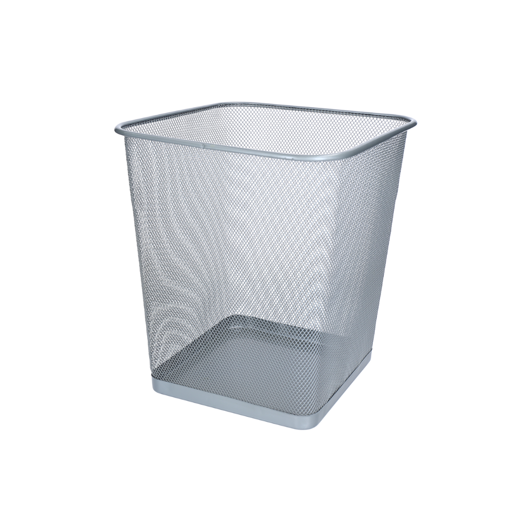 ZAFACON DE METAL CUADRADO PLATEADO – Comercial Caribe