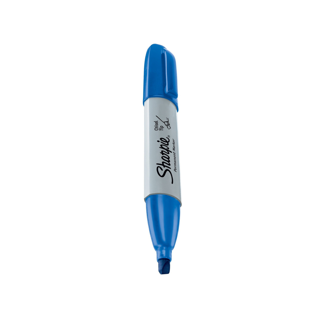 FELPAS PERMANENTE SHARPIE CHISEL AZUL PAQ. 12 – Comercial Caribe