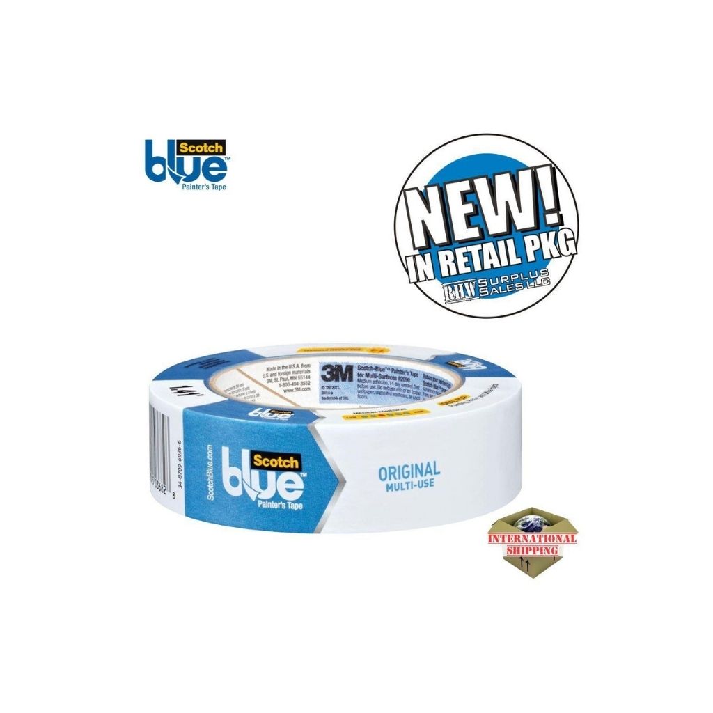 CINTAS BLUE TAPE 1 1/2 X 60 YDAS – Comercial Caribe